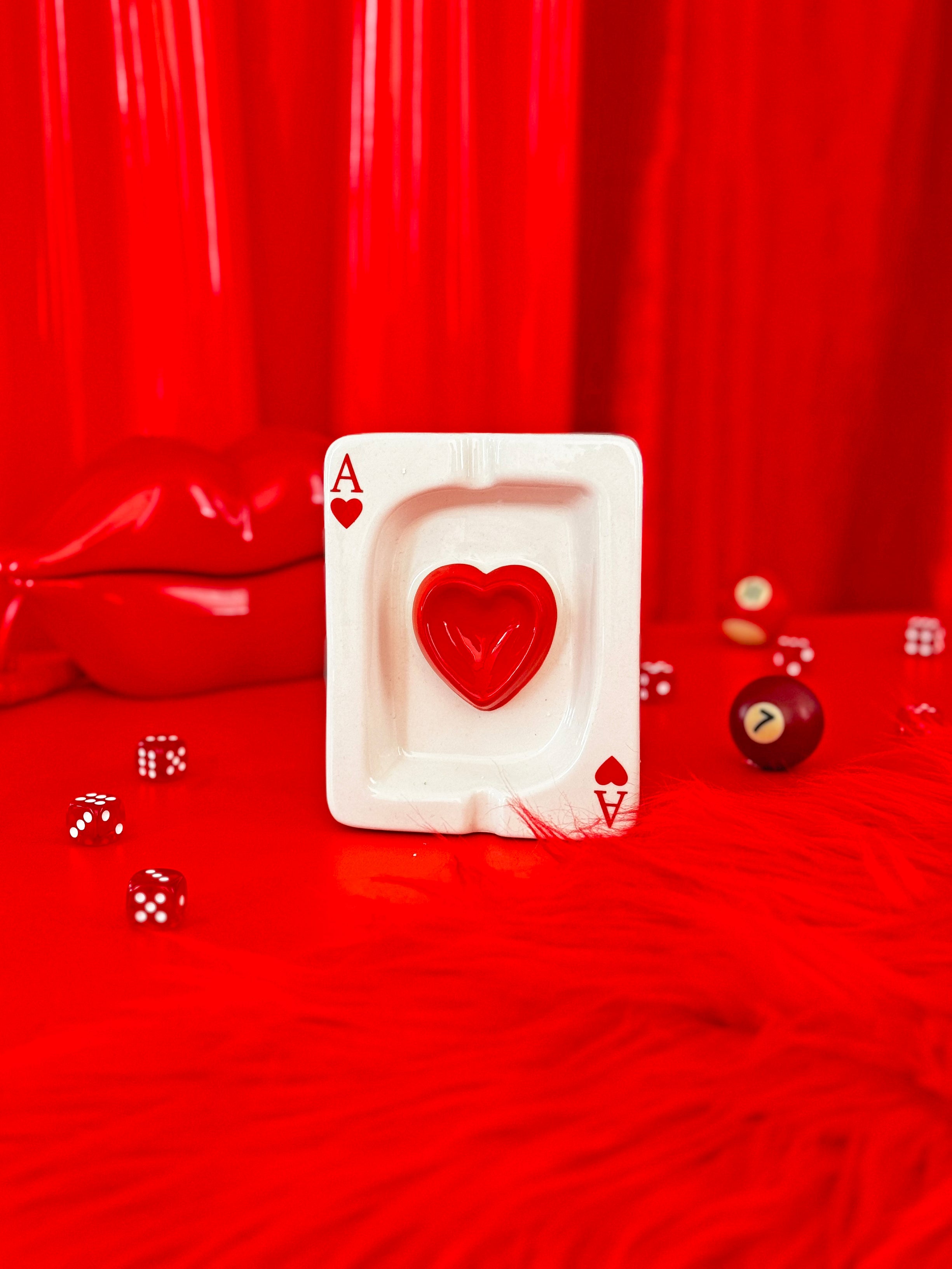 Ace of Hearts ash tray – A Shop of Things