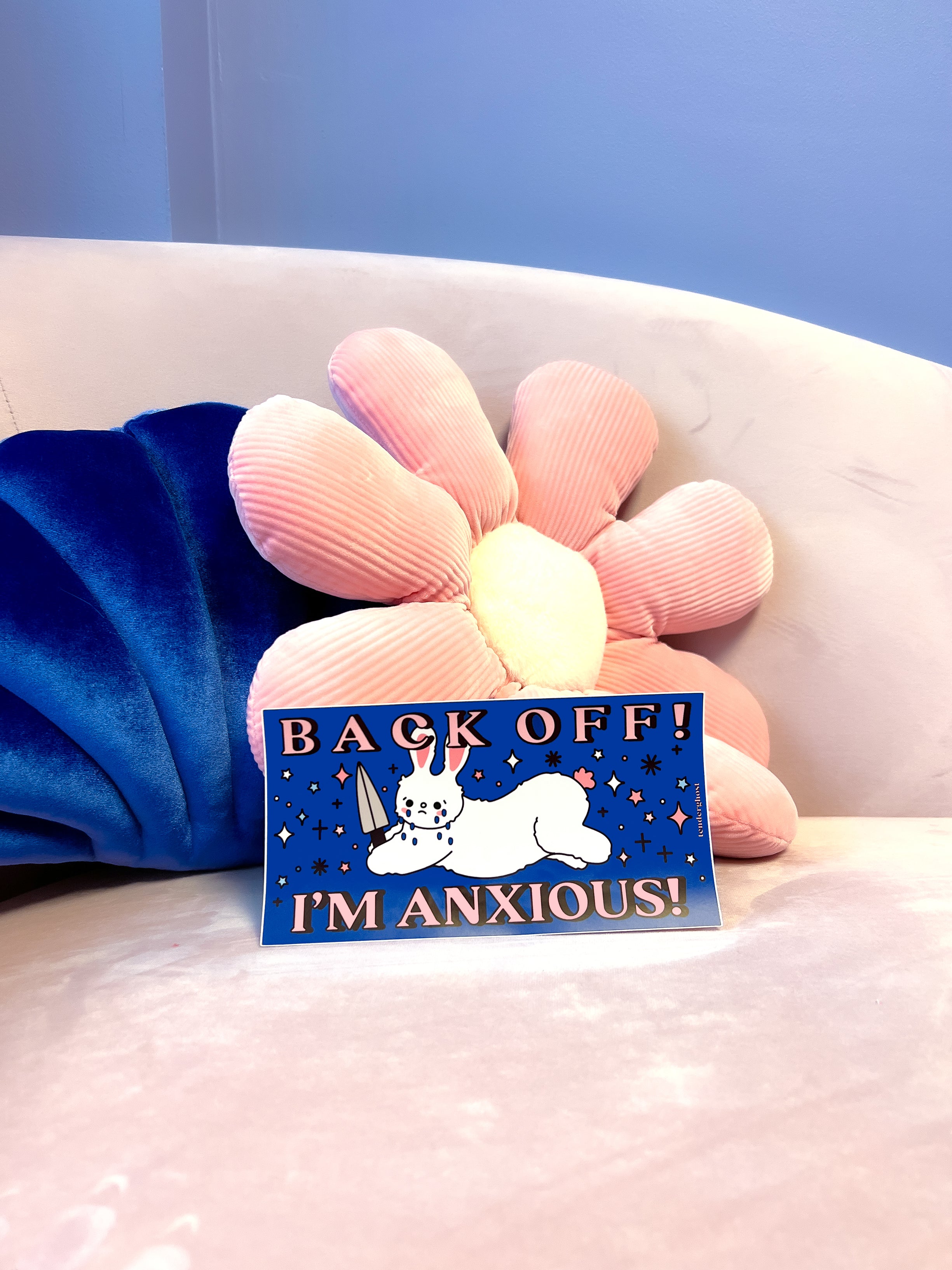 Back Off! I'm Anxious! Bumper Sticker – A Shop of Things